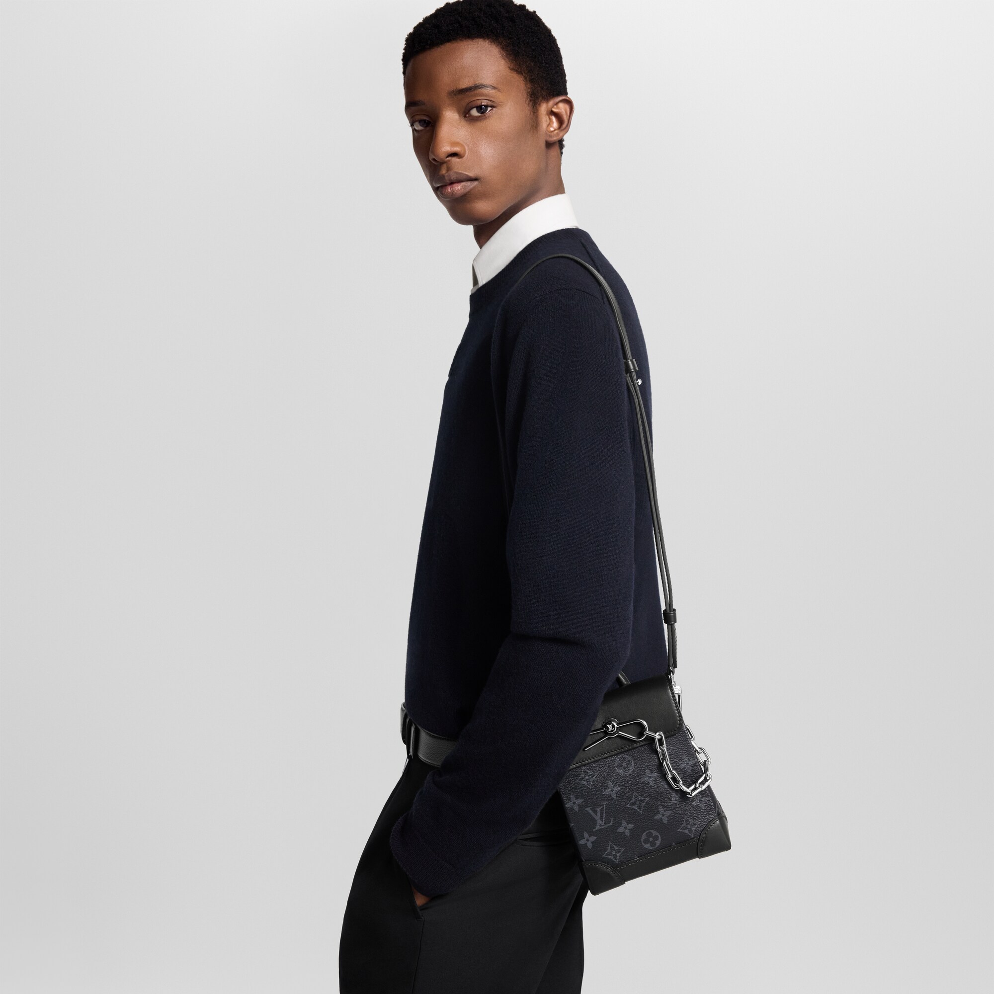 Sac Nano Steamer Monogram Eclipse - Sacs de luxe | Homme | LOUIS VUITTON